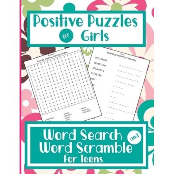 Yellowrock Publishing | Other | Positive Puzzles For Girls Word Search ...